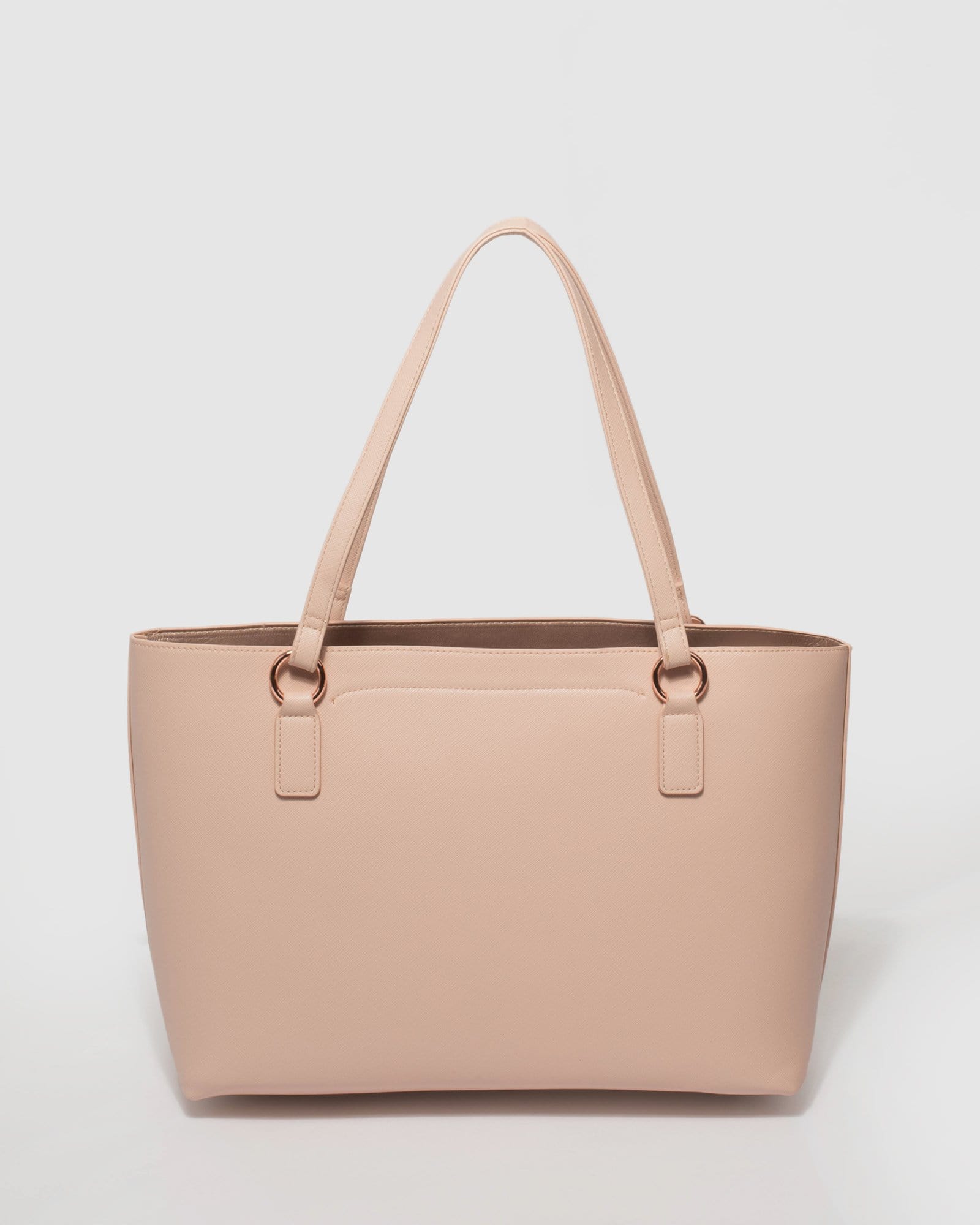 Pink Angelina Tech Tote Bag With Rose Gold Hardware Online