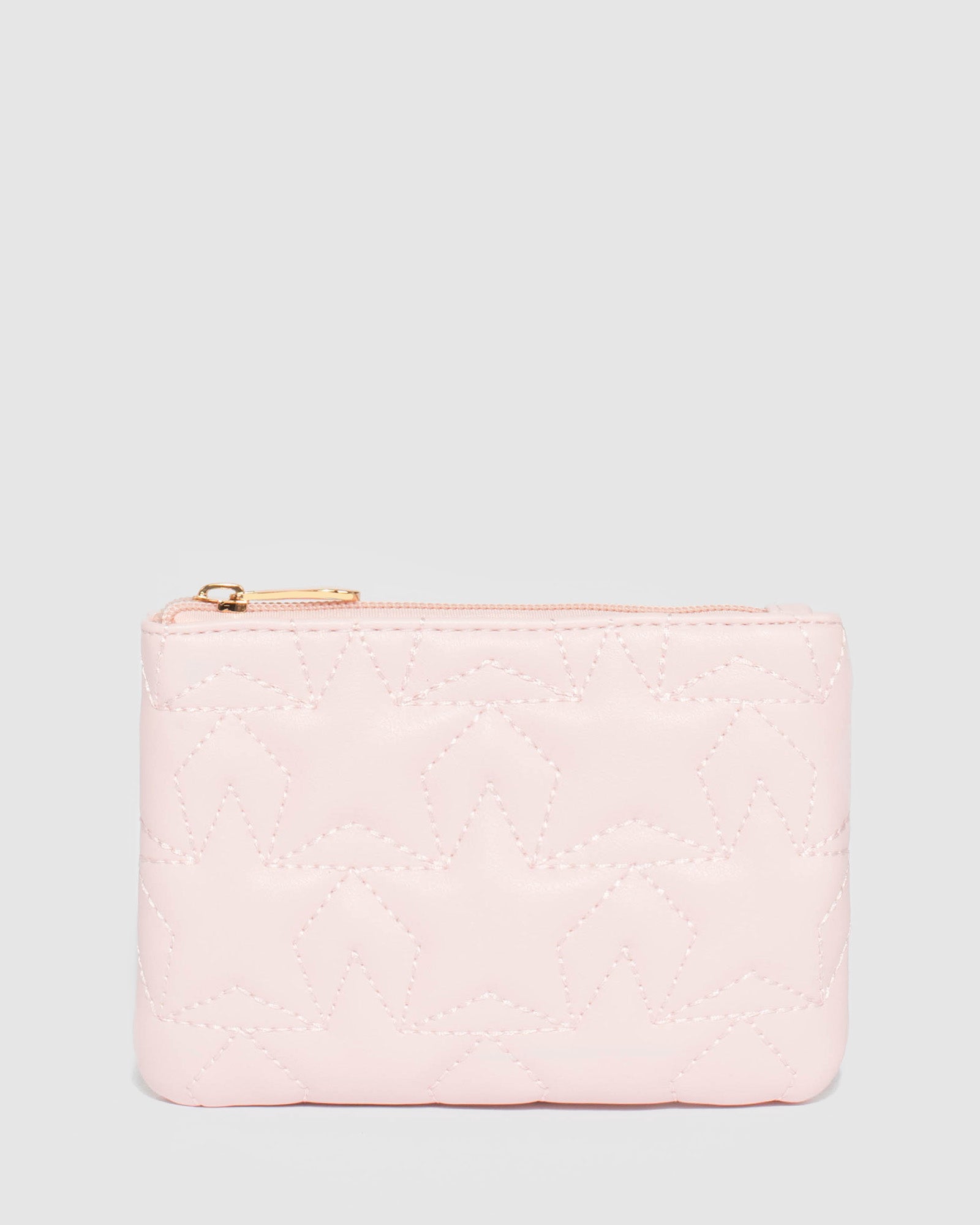 Pink Sia Star Quilted Coin Purse