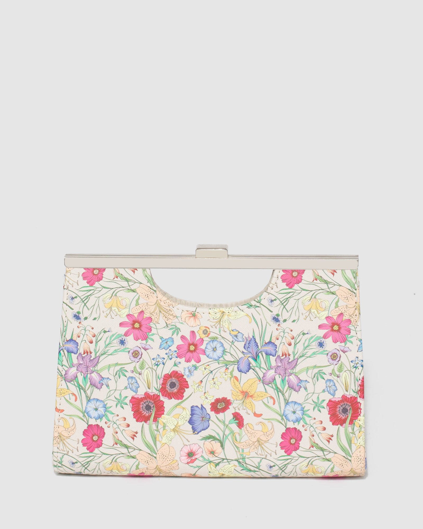 Print Handle Clutch Bag Online