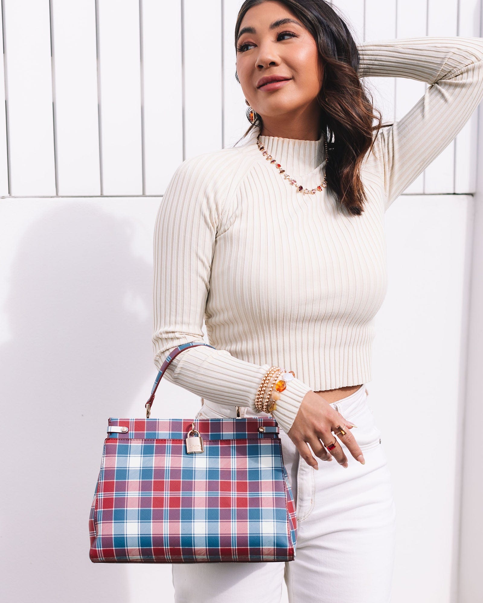 Print Julia Lock Tote Bag