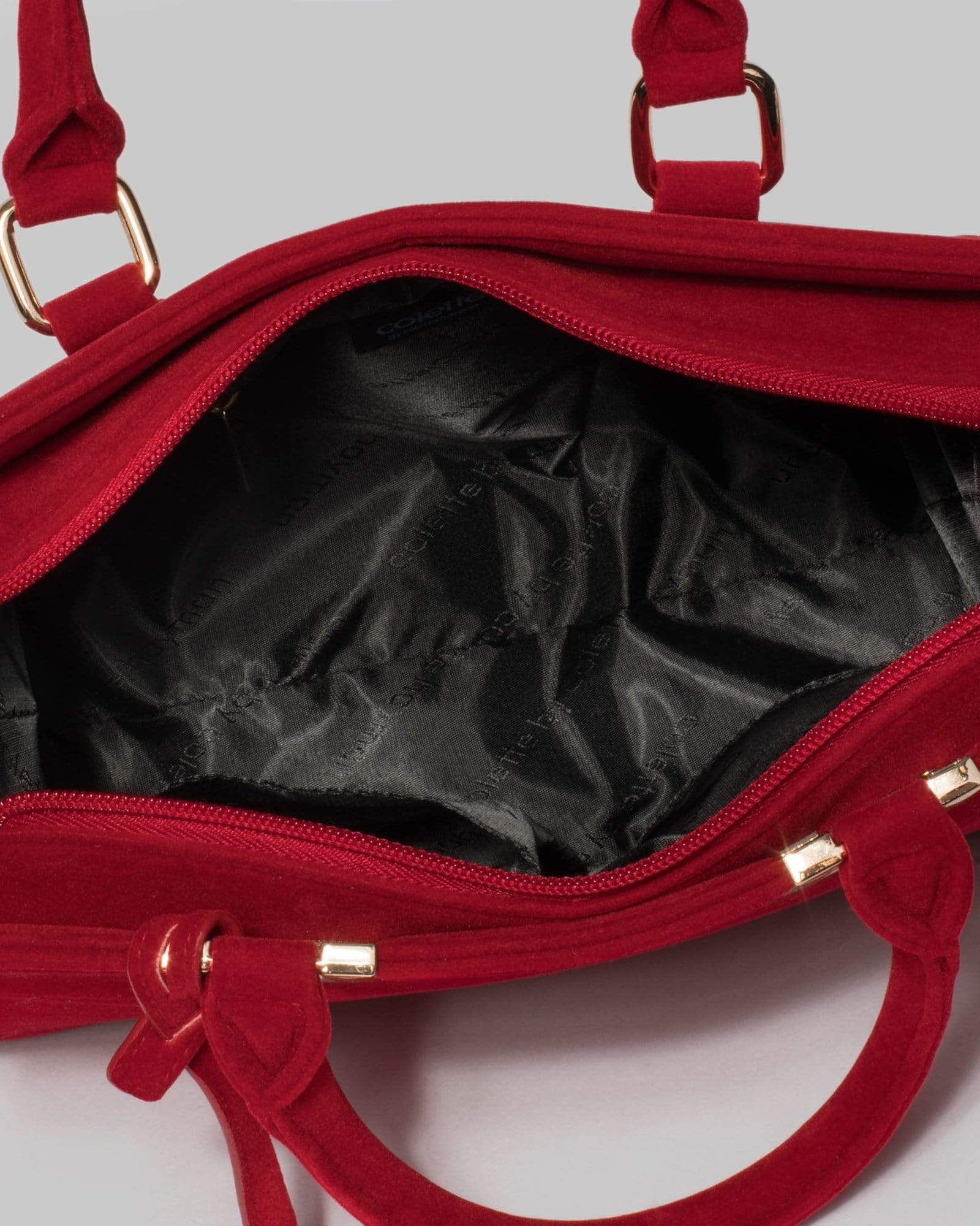 Red Steph Tag Mini Bag