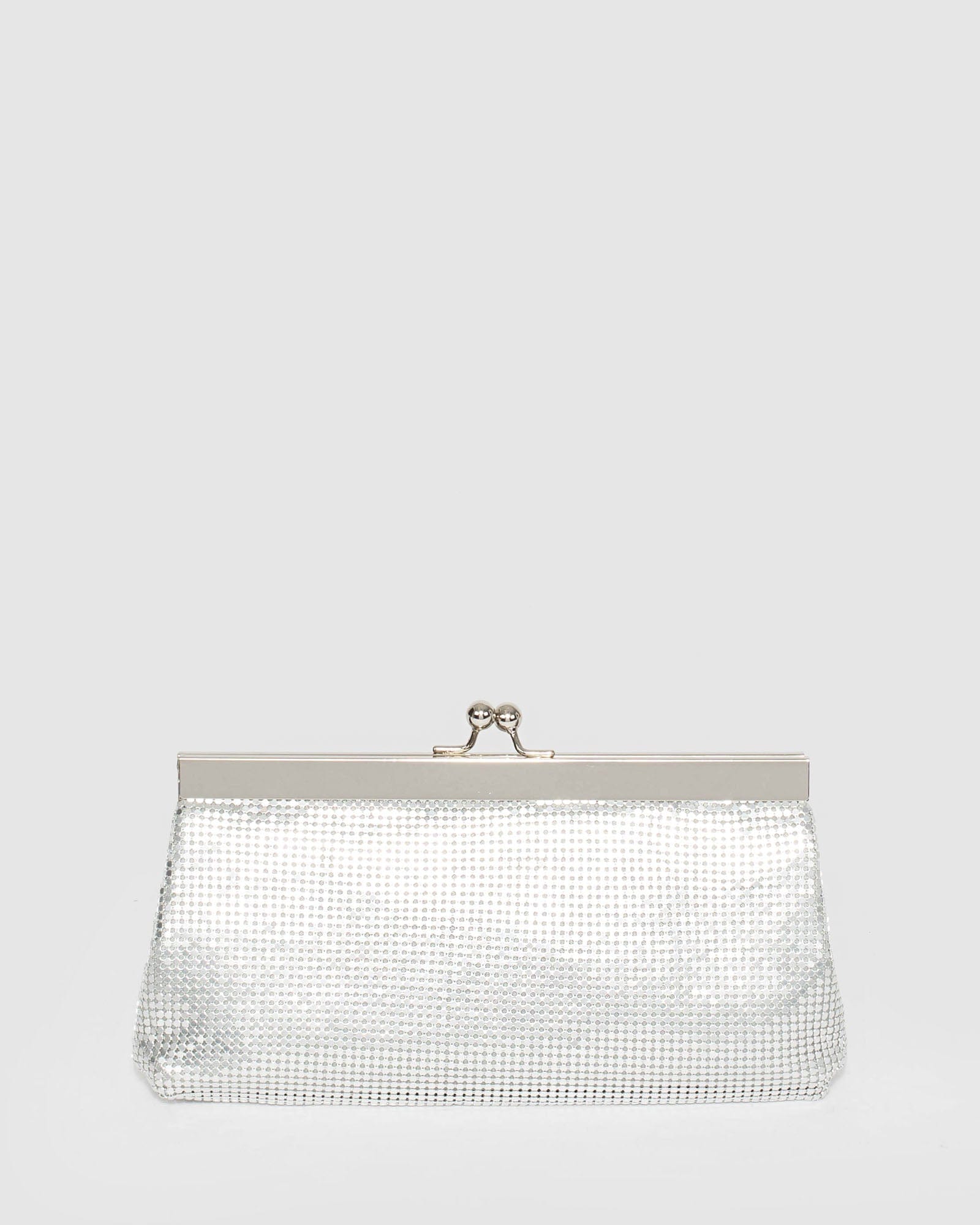 Silver Cry Clutch Bag Online