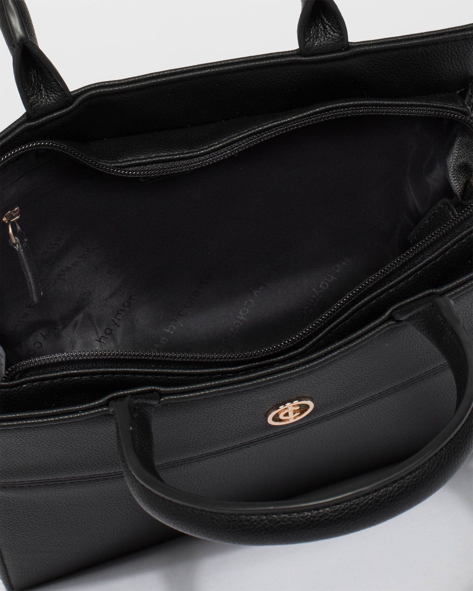 Stef Black Mini Tote Bag