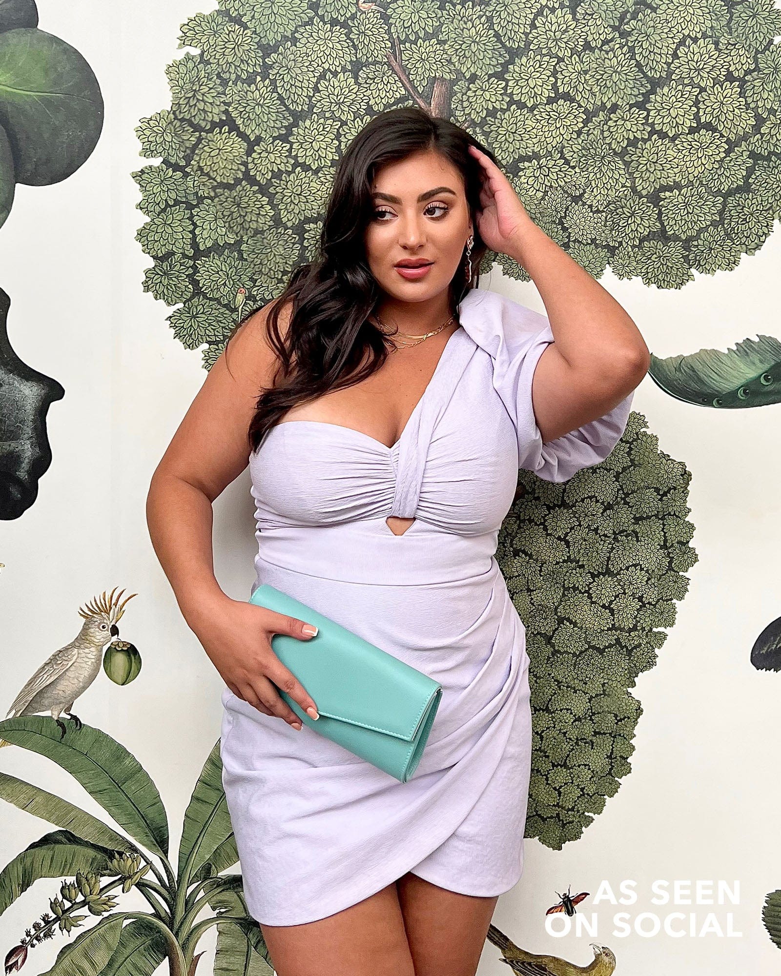 Teal Breena Envelope Clutch Bag Online | Colette Hayman