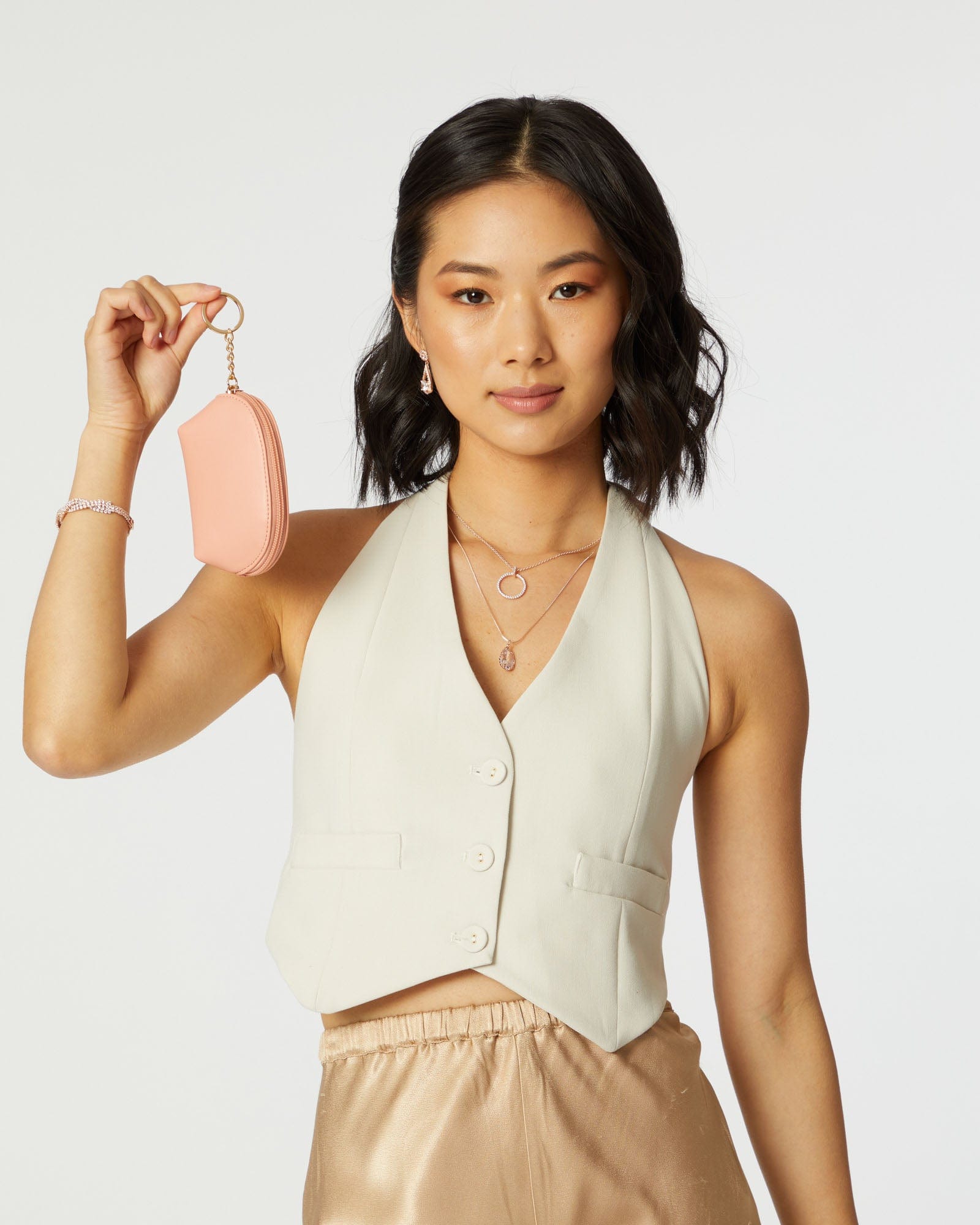 Wanda Pink Purse Pouch Bag