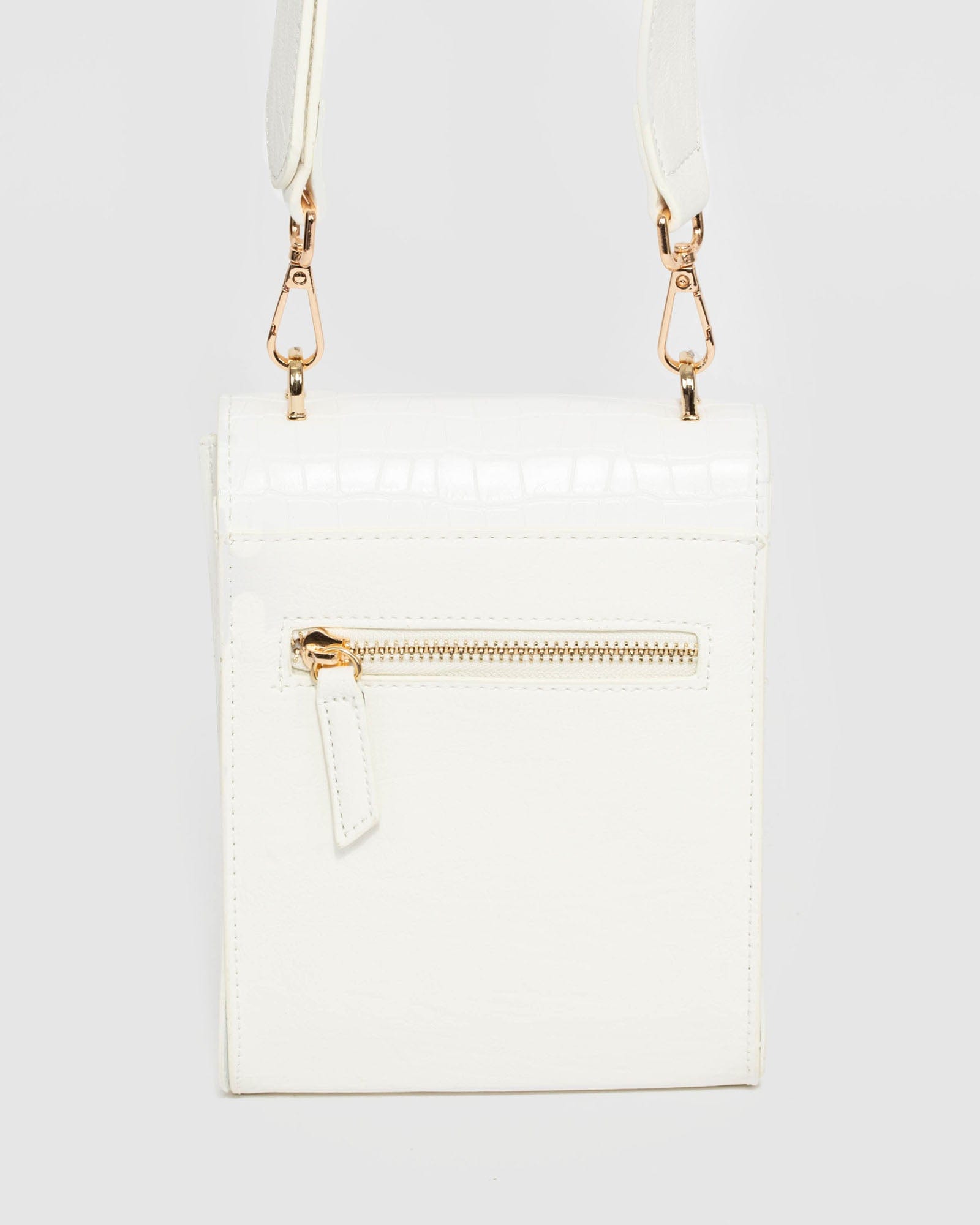 White Lakeisha Mobile Crossbody Bag