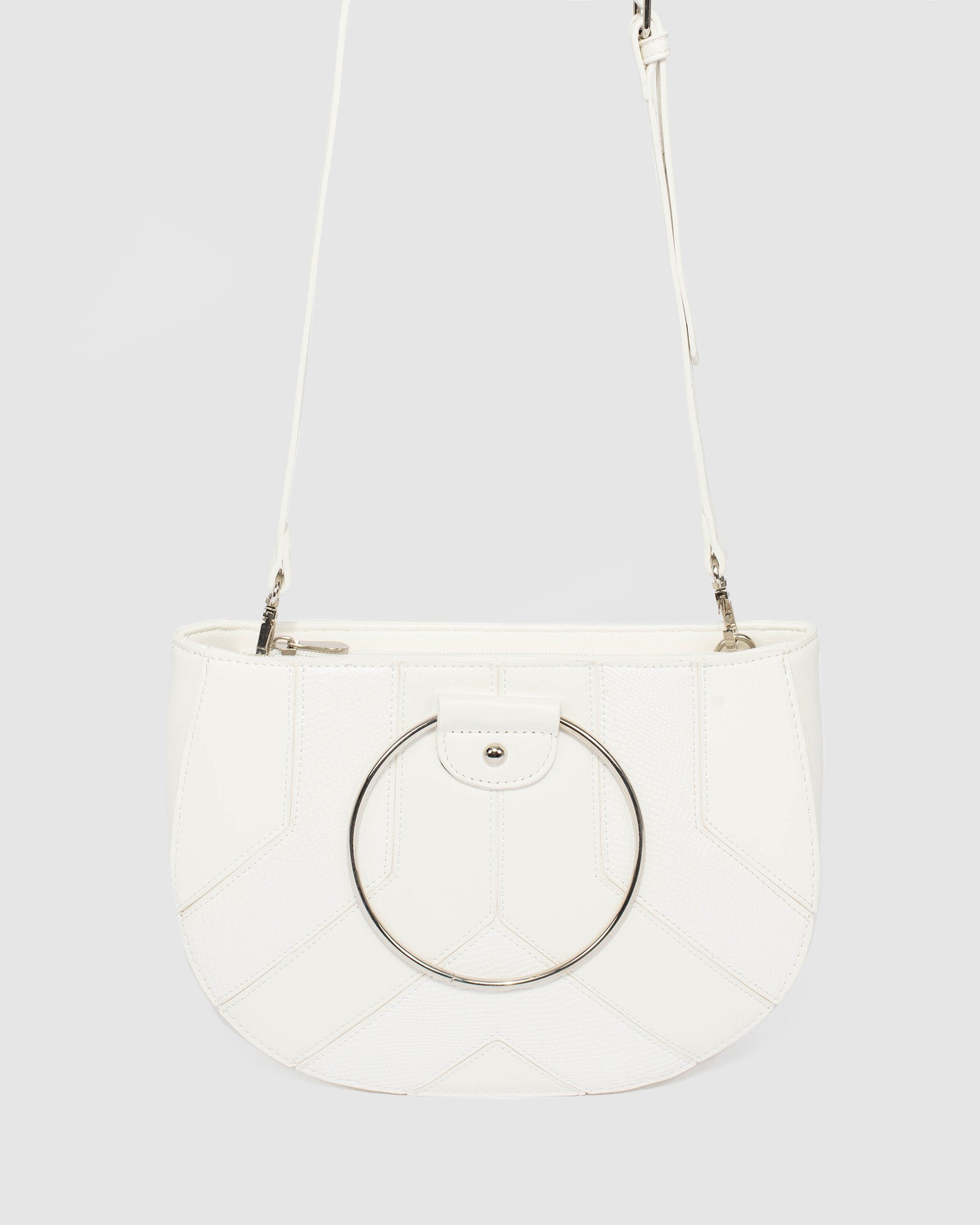 White Missy Circle Mini Bag Online | Colette Hayman
