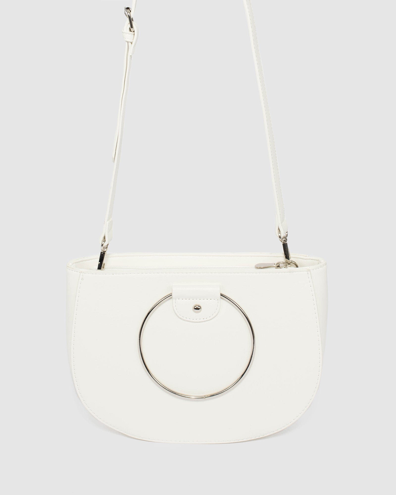 White Missy Circle Mini Bag Online | Colette Hayman